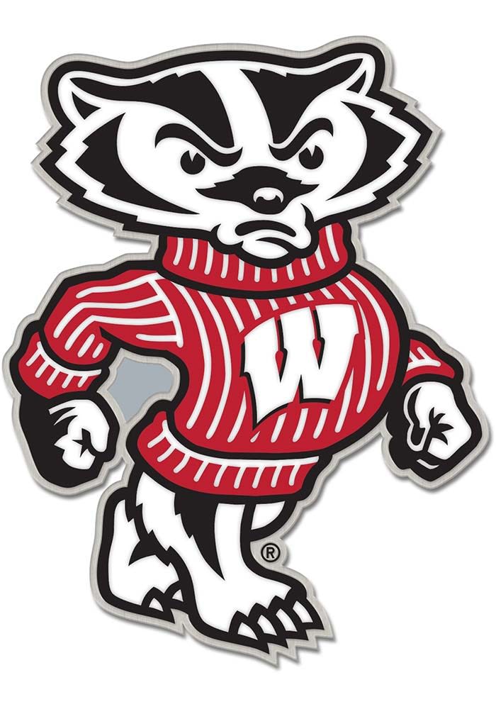 Wisconsin Badgers Red Alt Logo Souvenir Pin - 57120615