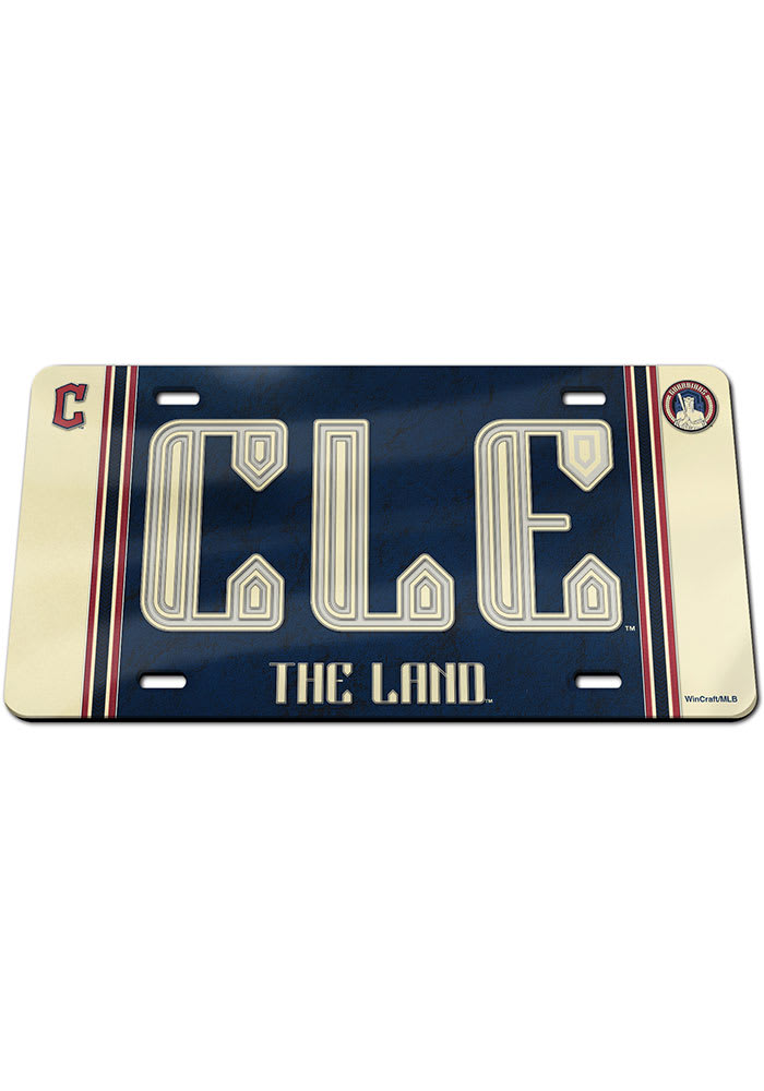 Cleveland Guardians License Plate- Cleveland Guardians Red 2024 City ...