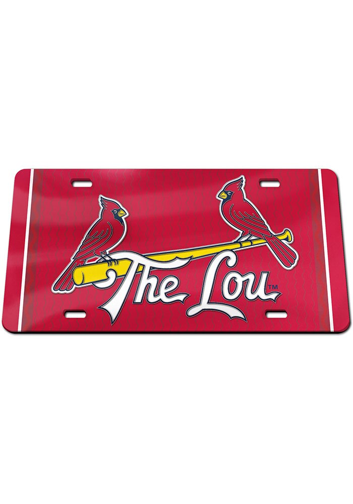 St Louis Cardinals License Plate- St Louis Cardinals Red 2024 City ...