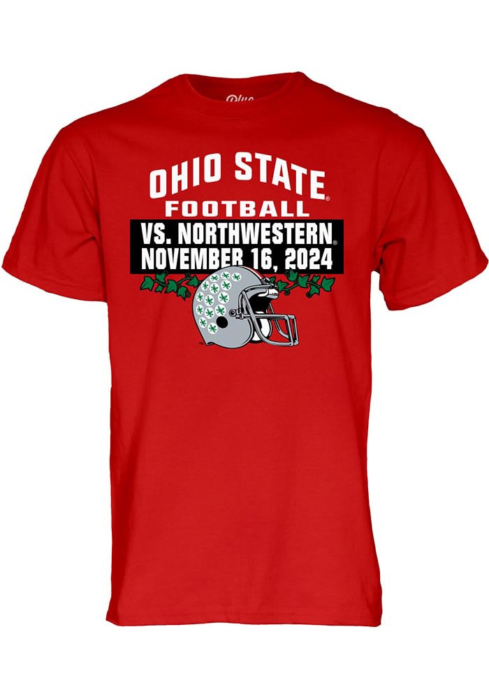 Ohio State Buckeyes Red Rivalry Tee Short Sleeve T Shirt - 57123025
