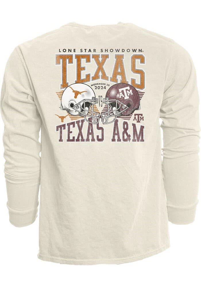 Texas A&M Aggies 2024 Lone Star Showdown White Long Sleeve T Shirt ...