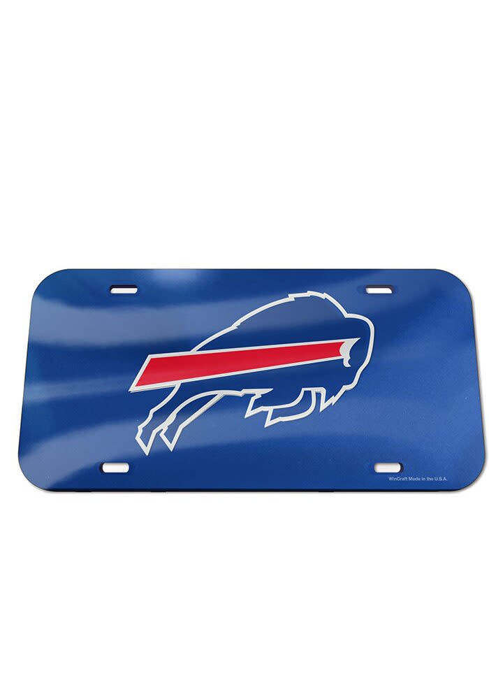 Buffalo Bills License Plate- Buffalo Bills BLUE Acrylic Decorative ...