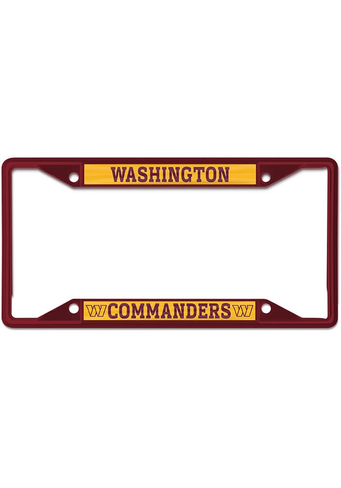 Washington Commanders License Plate Frame - Washington Commanders ...