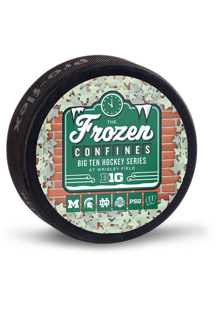 Big Ten 2025 Frozen Confines Hockey Puck - GREEN