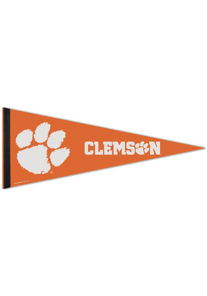 Clemson Tigers ORANGE Premium Team Pennant - 57124043