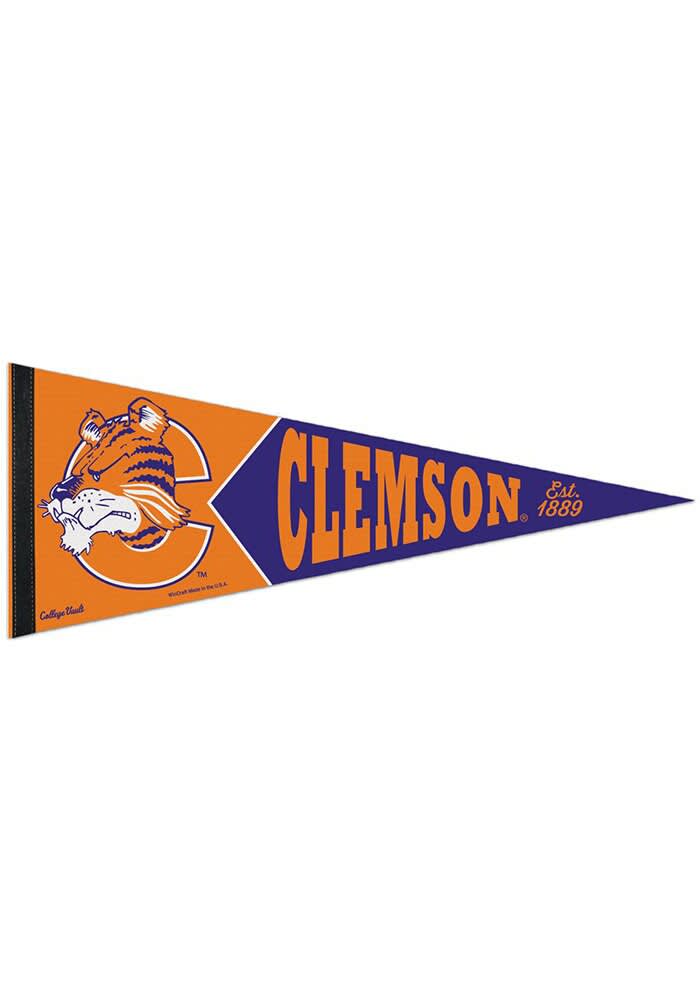 Clemson Tigers ORANGE Premium Vault Pennant - 57124049