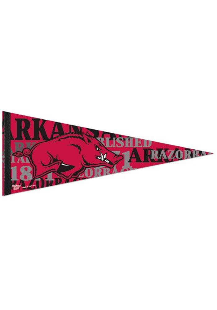 Arkansas Razorbacks CARDINAL 12x30 Premium Felt Pennant - 5712507