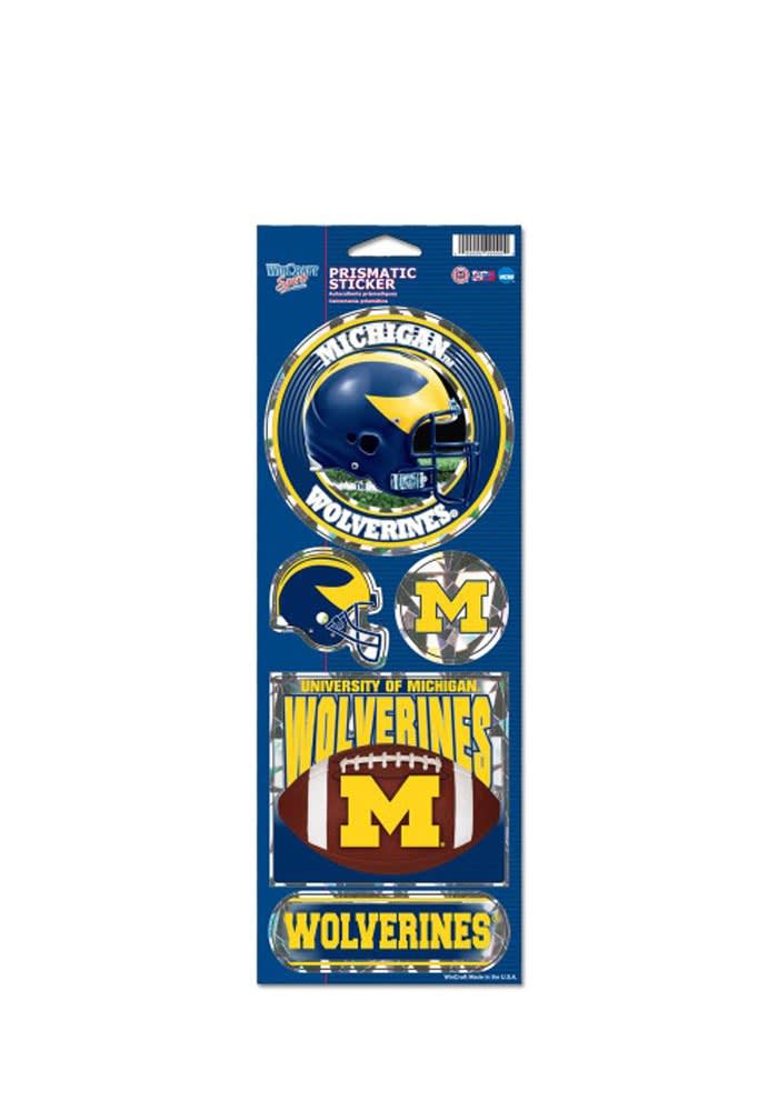 Michigan Wolverines Souvenir | Michigan Wolverines Stickers BLUE ...