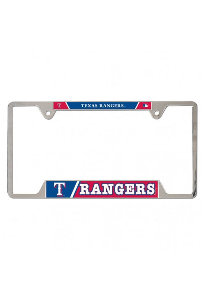 Texas Rangers License Plate Frame - Texas Rangers BLUE Metal License ...
