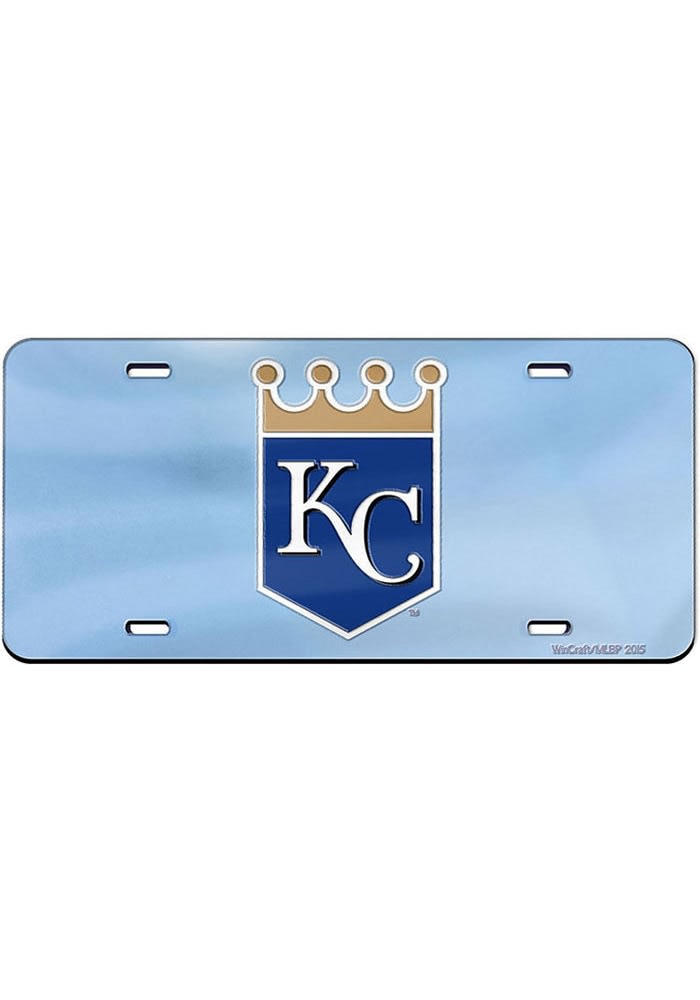 Kansas City Royals License Plate- Kansas City Royals POWDERBLUE Crown ...