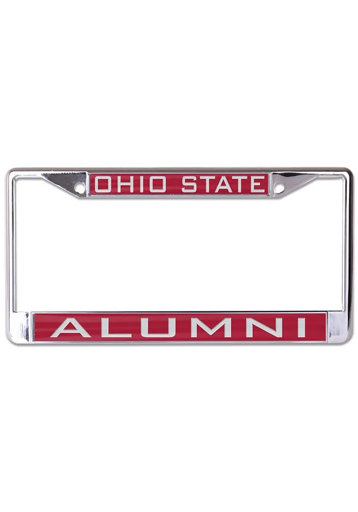Red Ohio State Buckeyes Alumni Inlaid License Plate Frame - 5713726