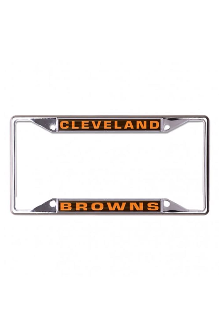 Cleveland Browns License Plate Frame - Cleveland Browns BROWN Team Name ...