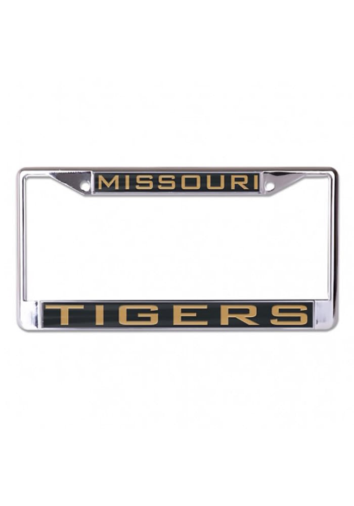 Missouri Tigers License Plate Frame - Missouri Tigers BLACK Team Name ...