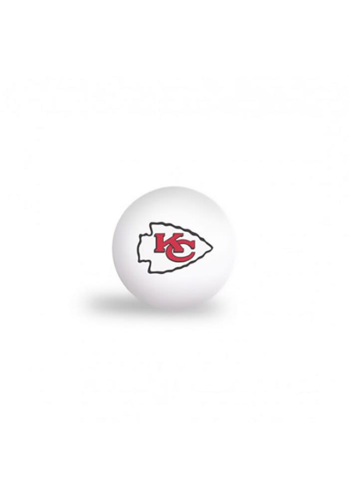 Kansas City Chiefs White 6 pack Ping Pong Balls - 5714062