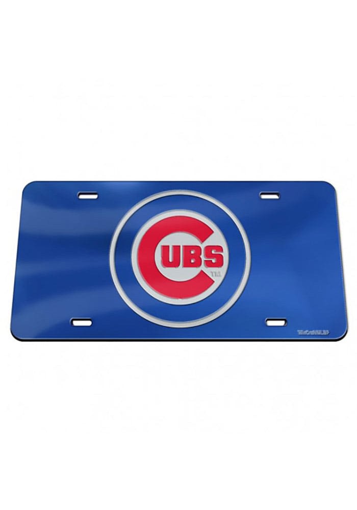 Chicago Cubs License Plate- Chicago Cubs Team Logo Mirror License Tag ...