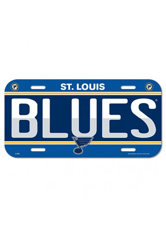 St Louis Blues License Plate- STL Blues Team Name License Tag