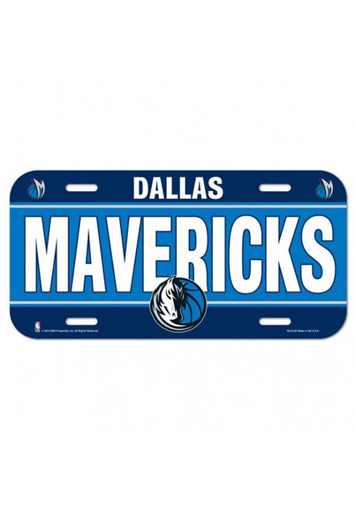 Dallas Mavericks License Plate- Dallas Mavericks NAVY Team Name ...