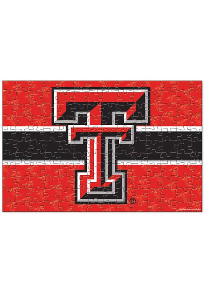 Texas Tech Red Raiders Team Logo Puzzle - RED