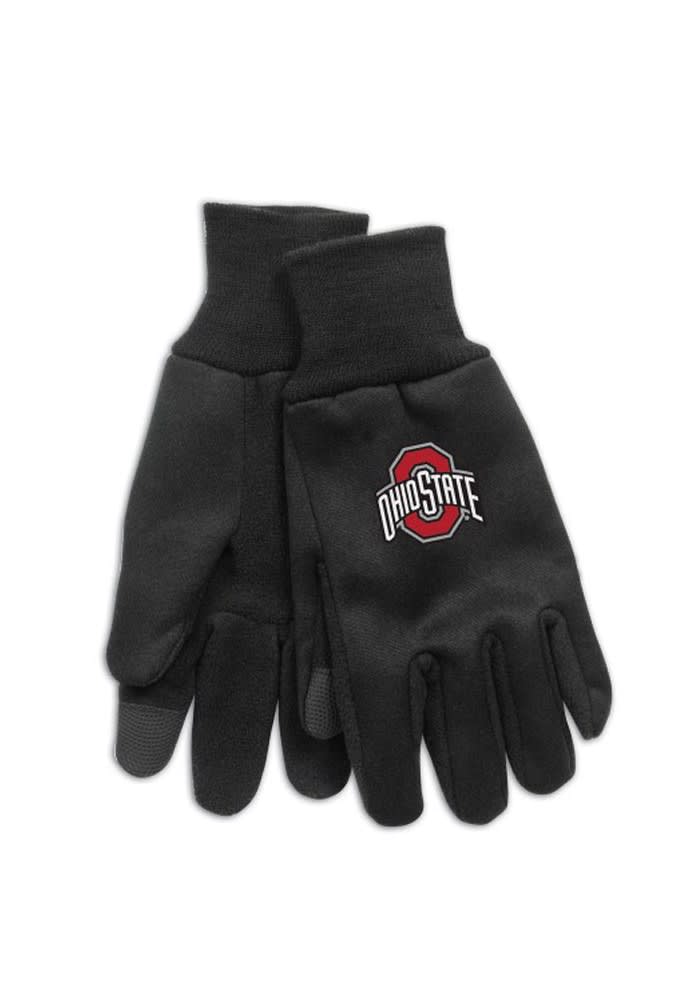 Ohio State Buckeyes BLACK Technology Mens Gloves - 5716000