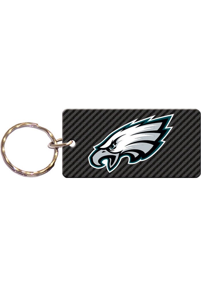 Philadelphia Eagles GREY Carbon Keychain - 5716853