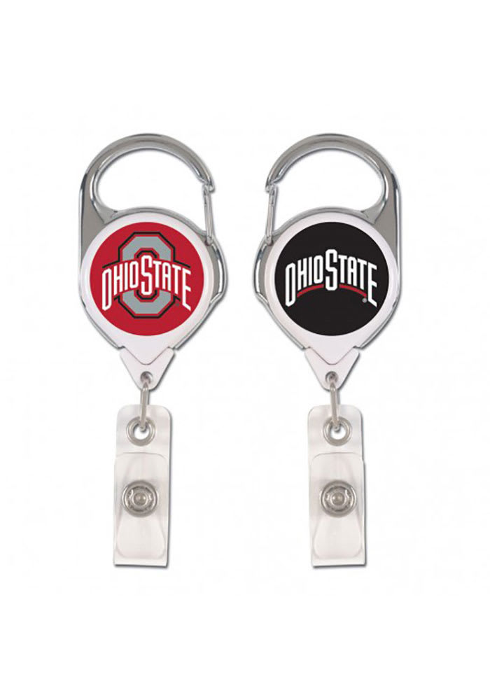 Ohio State Buckeyes Red Premium Badge Holder - 5717157