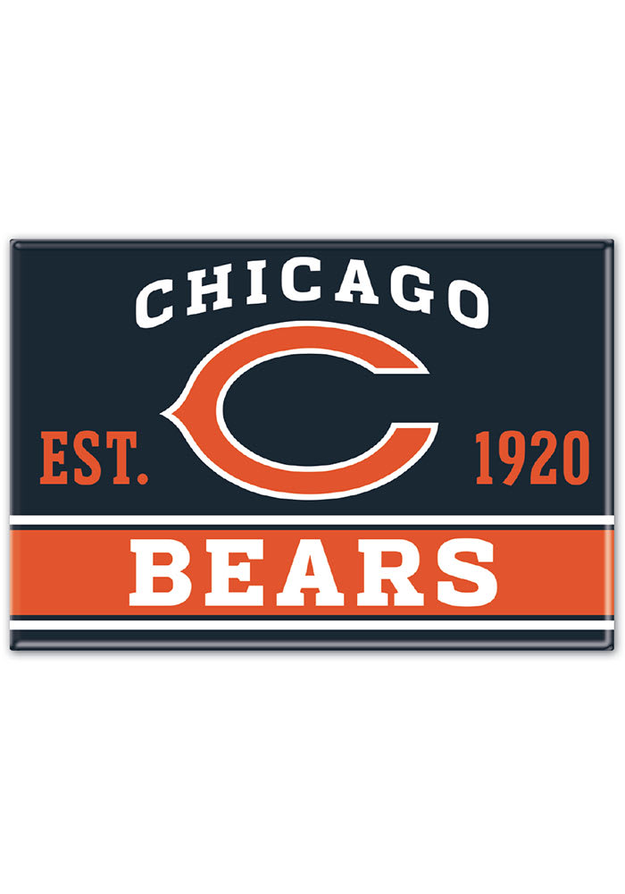 Chicago Bears NAVY 2.5x3.5 Team Logo Magnet - 5718312