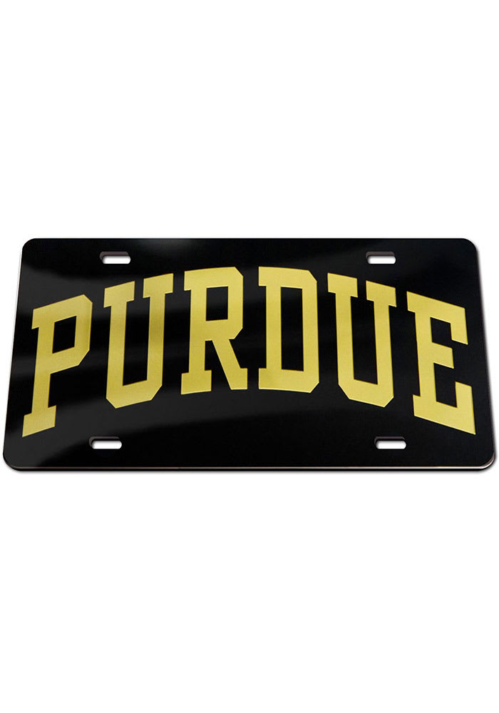 Purdue Boilermakers License Plate- Purdue Boilermakers BLACK Classic ...