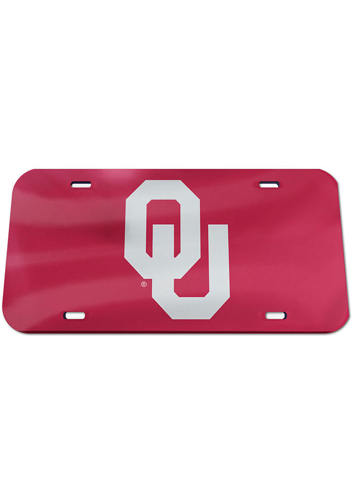 Oklahoma Sooners License Plate- Oklahoma Sooners Red Classic Decorative ...
