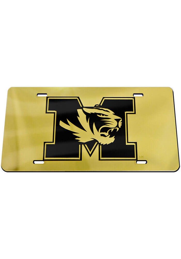 Missouri Tigers License Plate- Missouri Tigers YELLOW Team Color ...