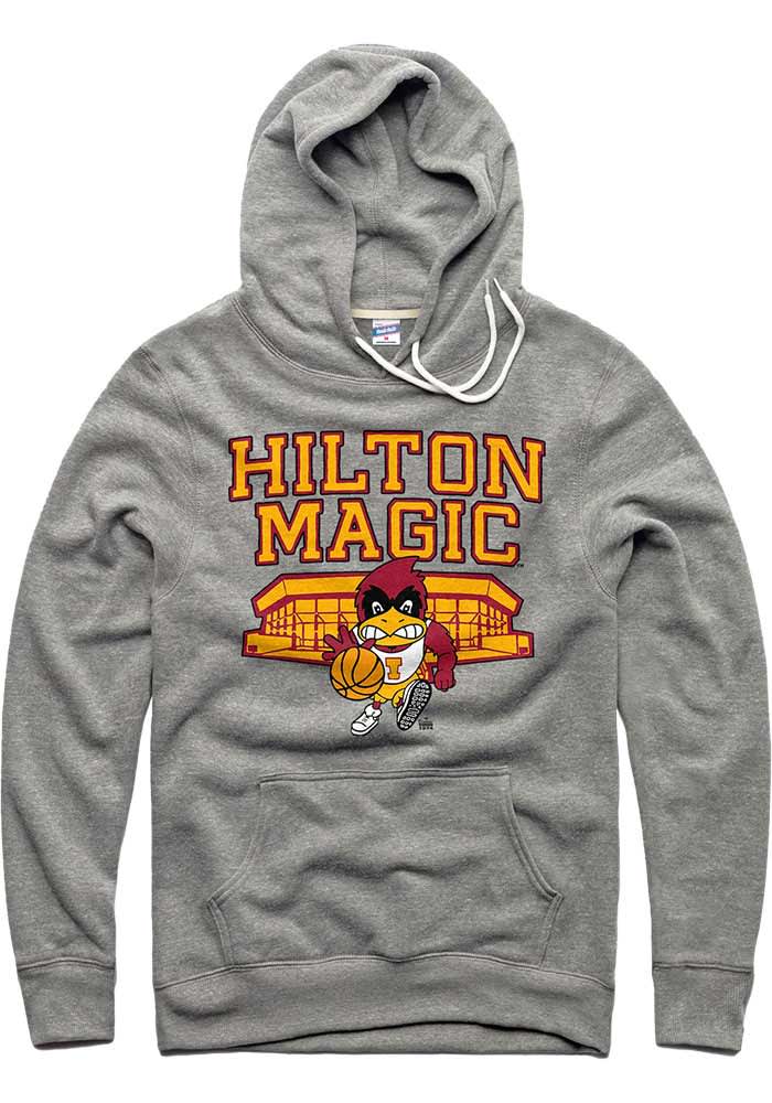 Charlie Hustle Iowa State Cyclones Mens GREY Hilton Magic Basketball Cy ...