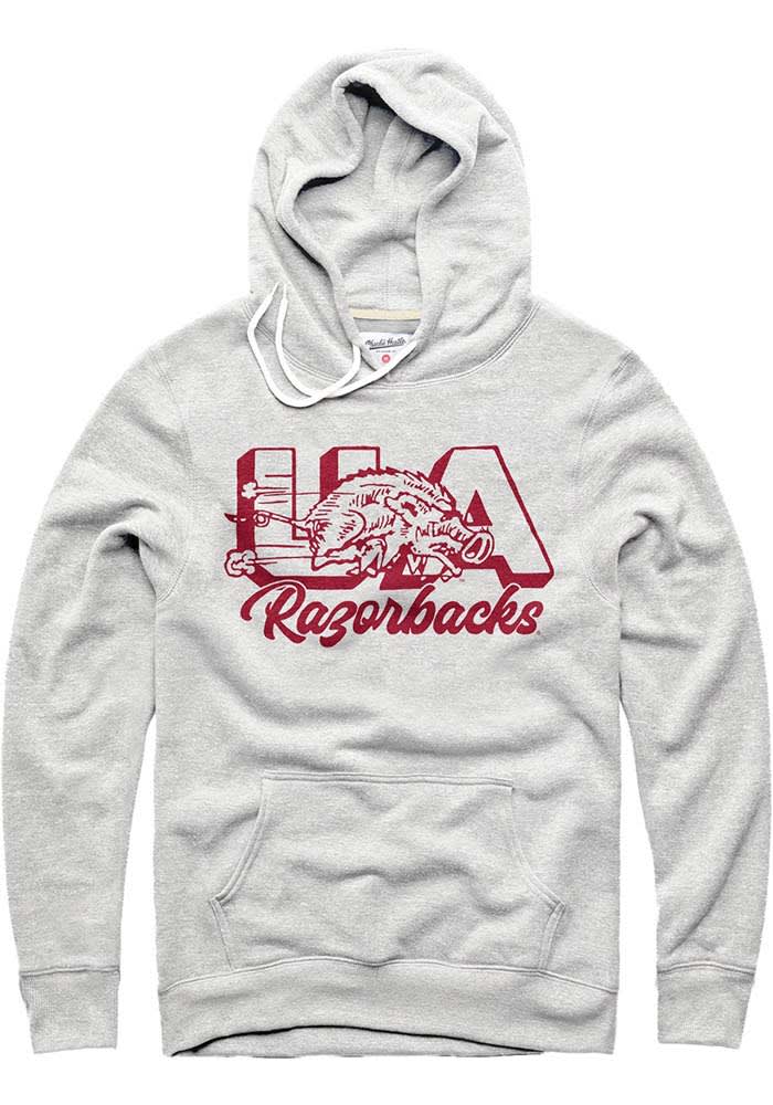 Charlie Hustle Arkansas Razorbacks Mens ASH Student Body Long Sleeve ...