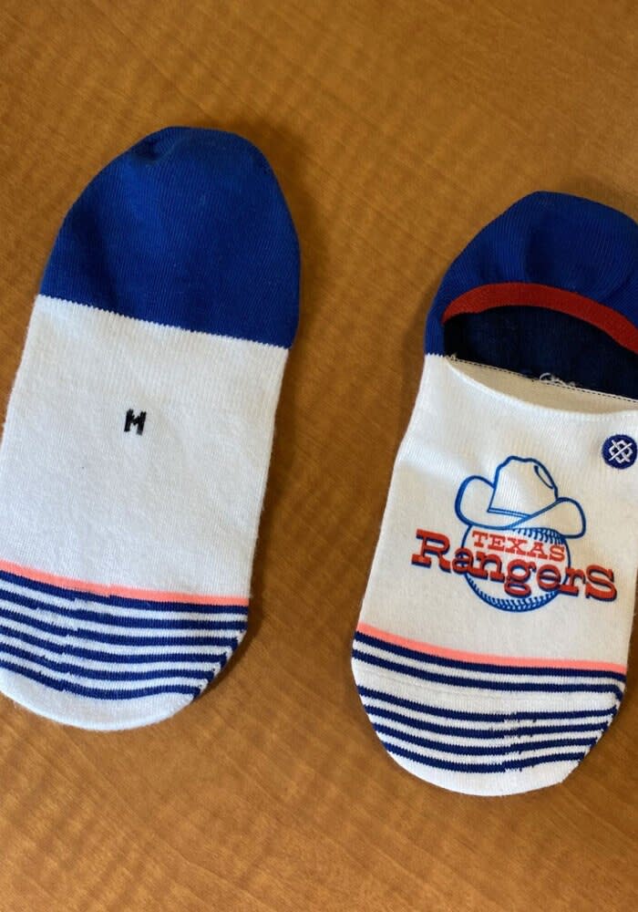 Stance Texas Rangers BLUE Stadium Womens No Show Socks - 5740122