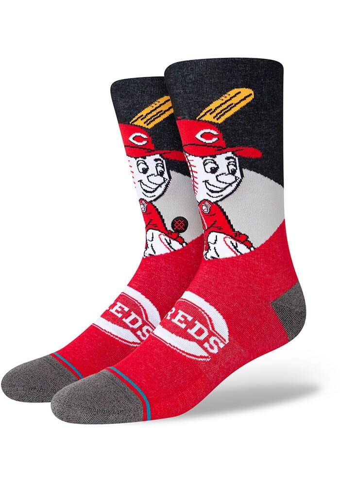 Cincinnati Reds Stance Red Mascot Mens Crew Socks - 5740993
