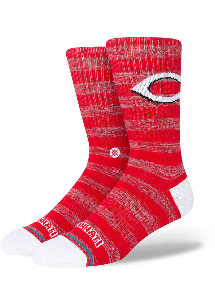 Cincinnati Reds Stance Red Twist Mens Crew Socks - 5740994