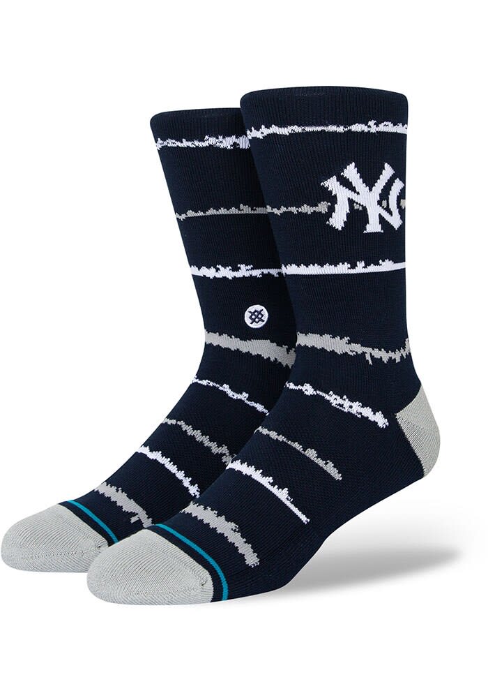 New York Yankees Stance Chalk Mens Crew Socks - 5741068