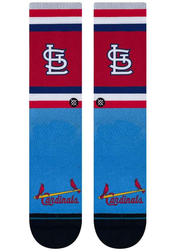 St Louis Cardinals Stance Red Cooperstown 23 Mens Crew Socks - 5741075