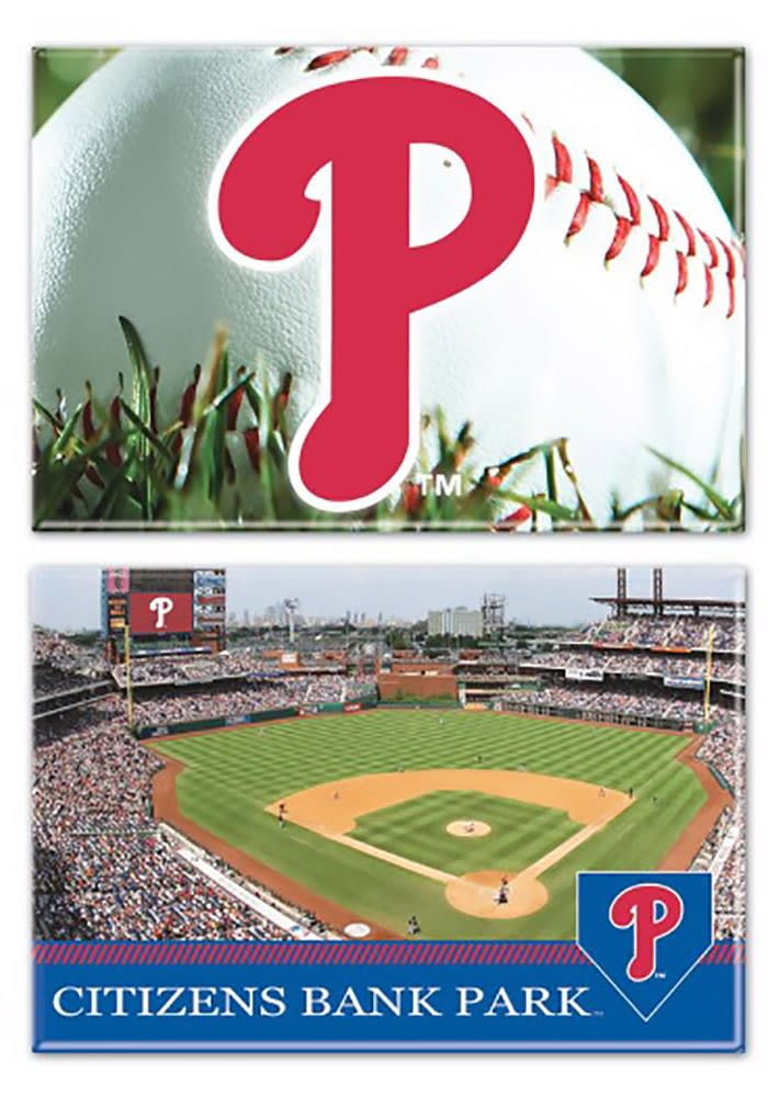 Philadelphia Phillies GREY 2 Pack Logo Magnet - 575288