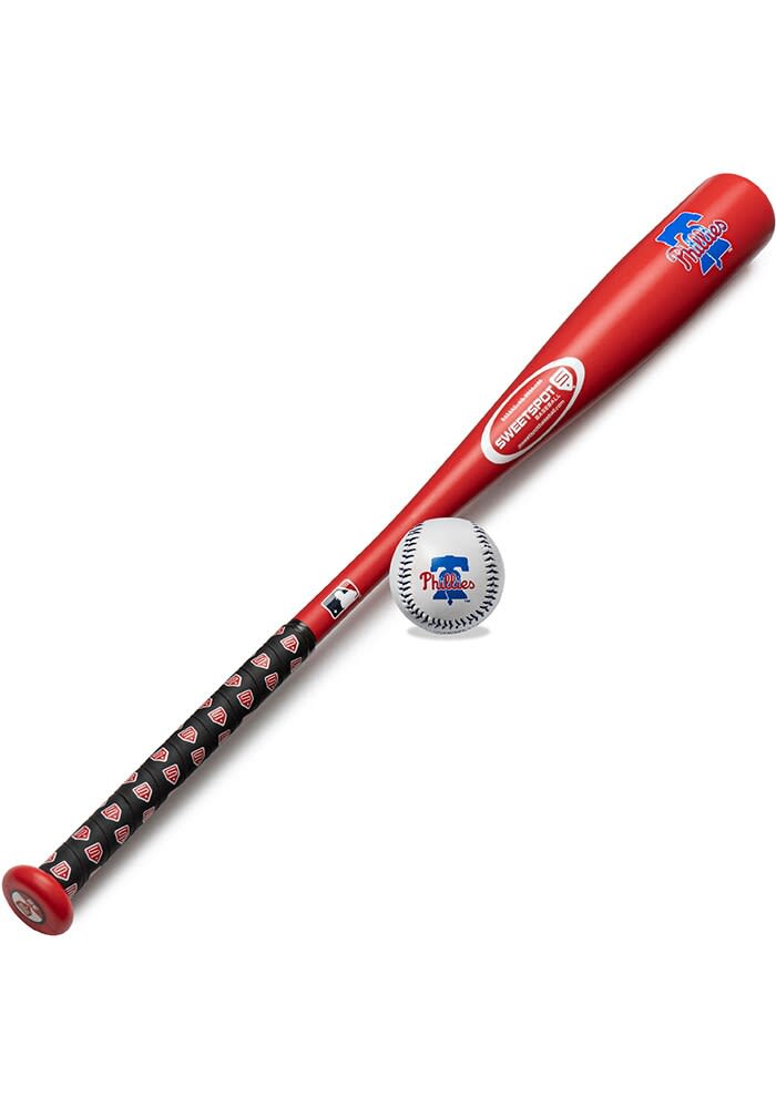 Philadelphia Phillies Red Spaceball Bat and Ball Set - 5760002