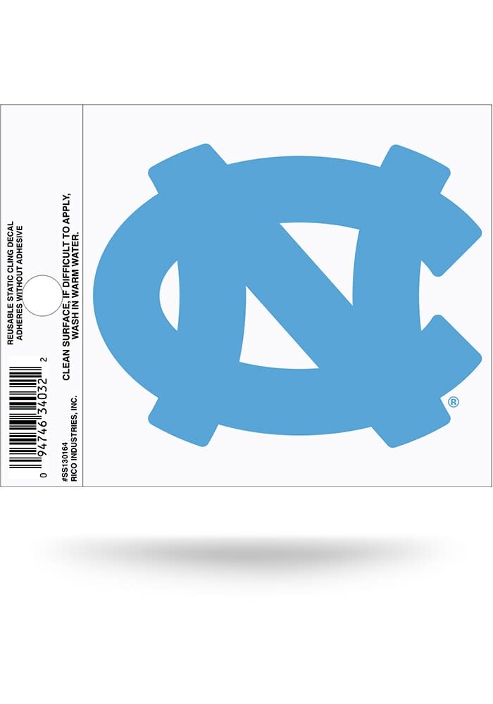 North Carolina Tar Heels CAROLINABLUE Small Static Cling Decal - 581640698