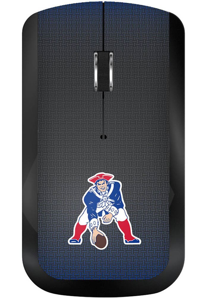 New England Patriots BLACK Historic Linen Wireless Mouse - 58656074