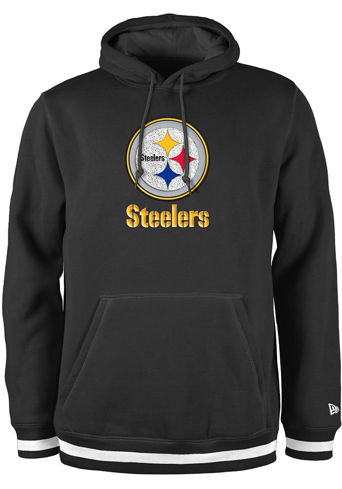 New Era Pittsburgh Steelers Mens BLACK Logo Select Long Sleeve Fashion ...