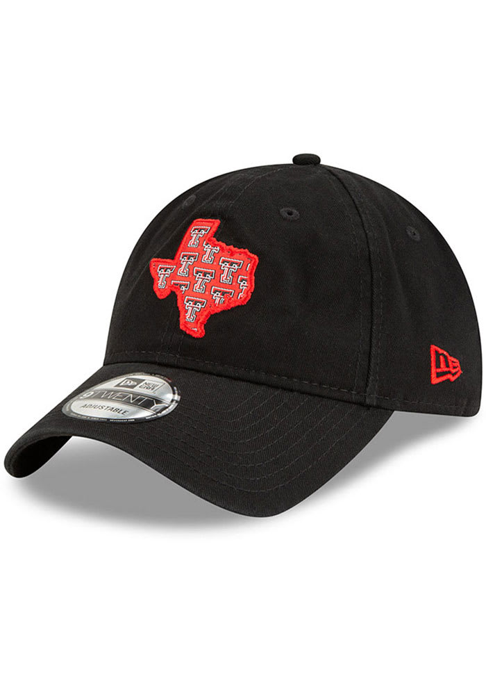 New Era Texas Tech Red Raiders Red Stamp 9TWENTY Adjustable Hat - 59000173