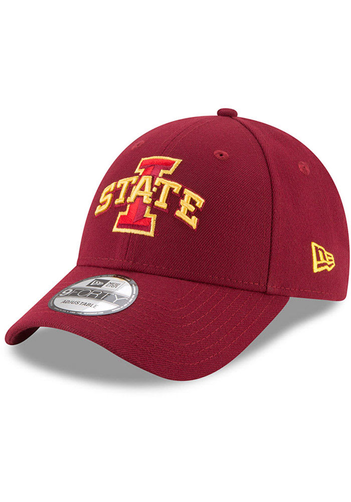 New Era Iowa State Cyclones CARDINAL The League 9FORTY Adjustable Hat ...