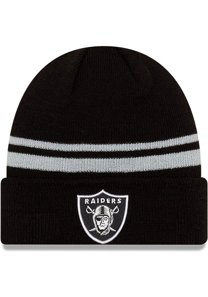 Las Vegas Raiders New Era BLACK Basic Cuff Knit Hat - 59001207