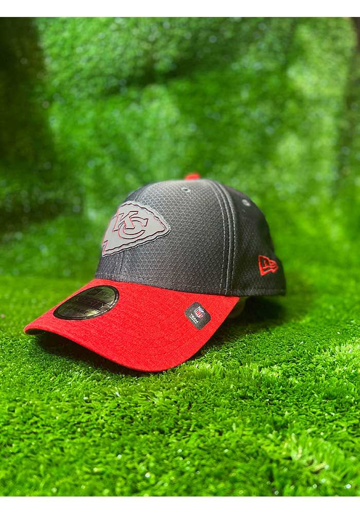 Kansas City Chiefs Mens 2T Shadow Visor 39THIRTY GRAPHITE New Era Flex ...