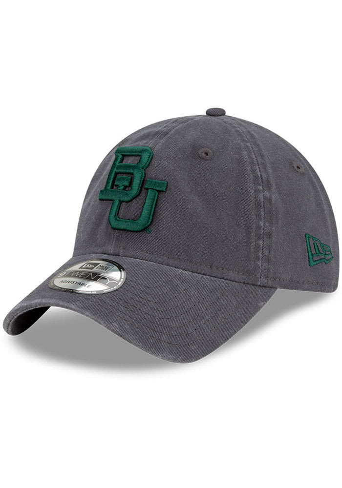 New Era Baylor Bears GRAPHITE Core Classic 9TWENTY Adjustable Hat ...