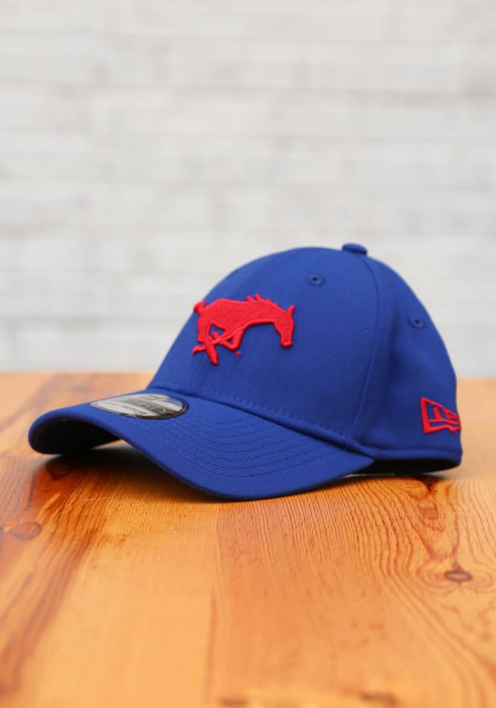 SMU Mustangs Mens Team Classic 39THIRTY ROYAL New Era Flex Hat - 59005015