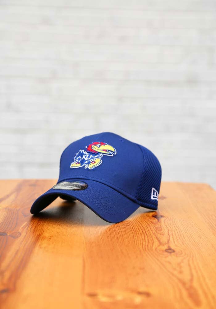 Kansas Jayhawks Mens Team Neo 39THIRTY ROYAL New Era Flex Hat - 59005174