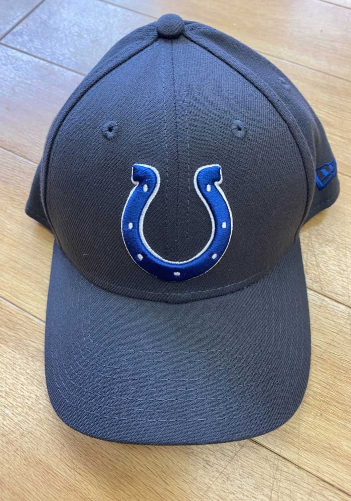 Indianapolis Colts Mens Team Classic 39THIRTY GRAY New Era Flex Hat