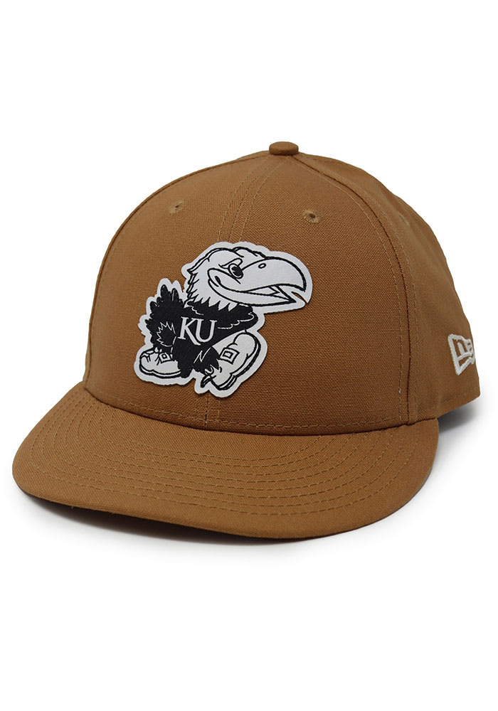 Kansas Jayhawks New Era TAN Kansas Jayhawks Tan Tonal Logo Custom ...